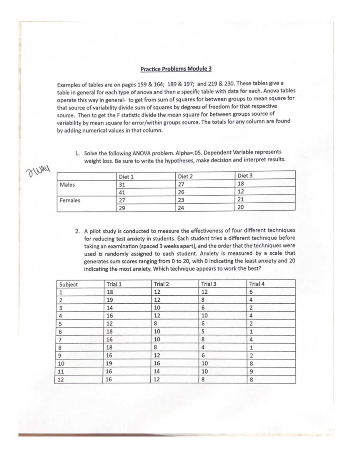 Practice Problems Module 3 - NUR 515 - Studocu