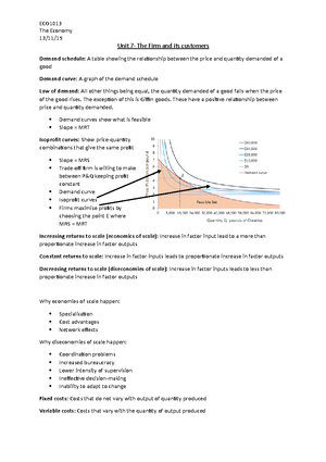 Scarcity, Work and Choice - Lecture 7 -12/10/ Introducing a model which ...