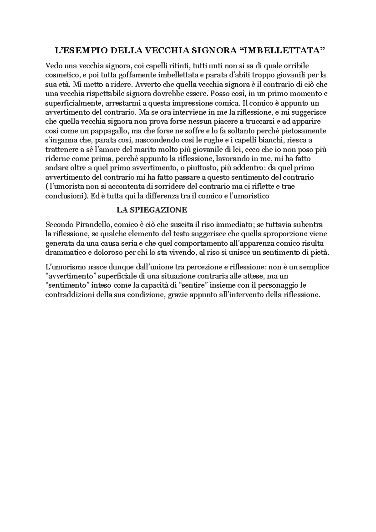 L' Esempio Della Vecchia Signora Imbellettata - L’ESEMPIO DELLA VECCHIA ...