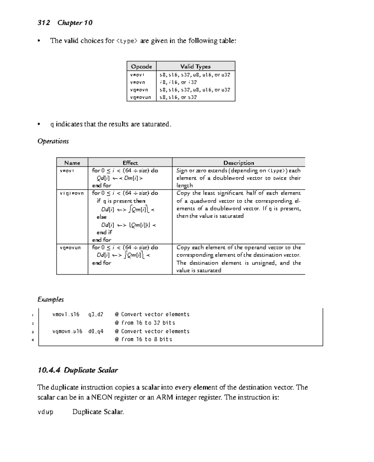 Modern Assembly Language Programming 75 312 Chapter 10 • The Valid Choices For Are Given In