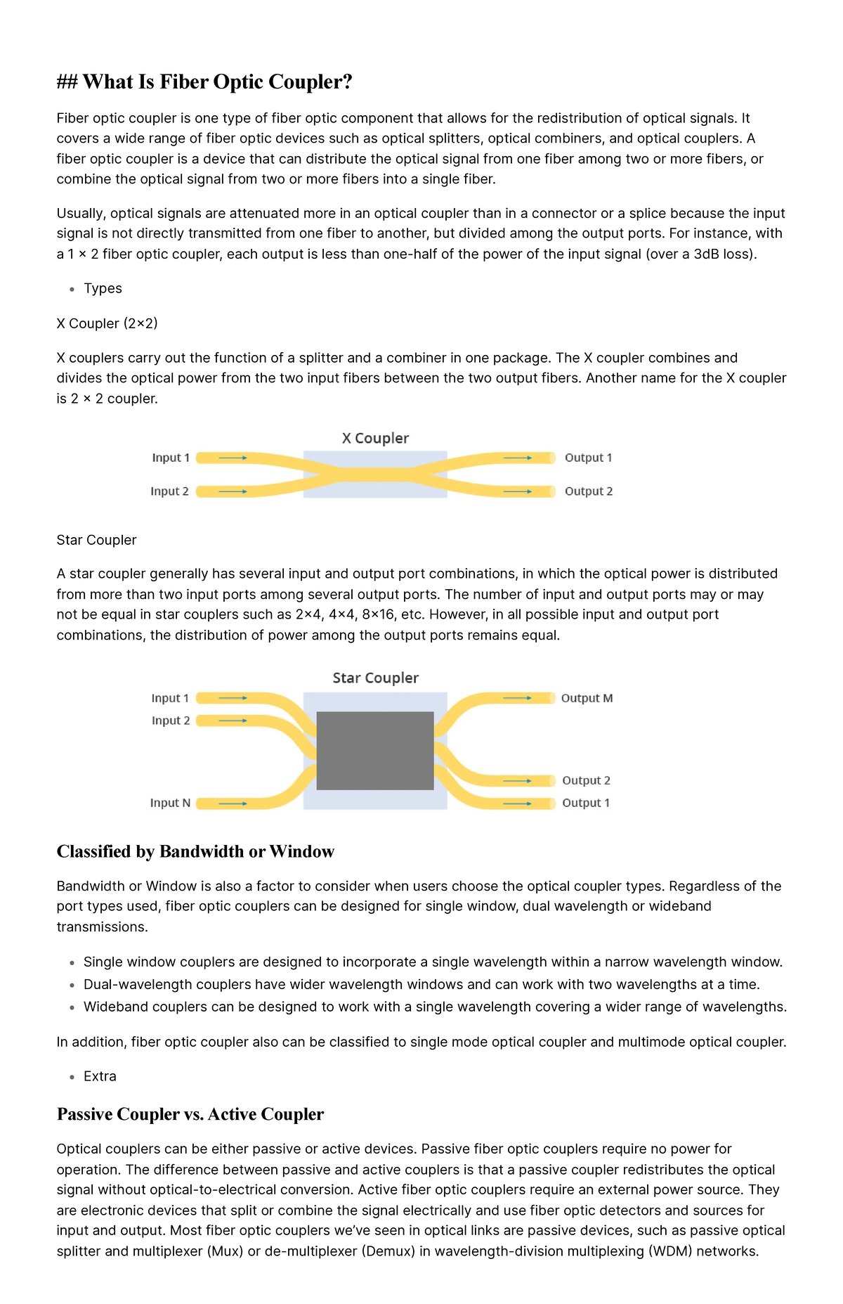 OCN Open-Book - ## What Is Fiber Optic Coupler? Fiber optic coupler is ...