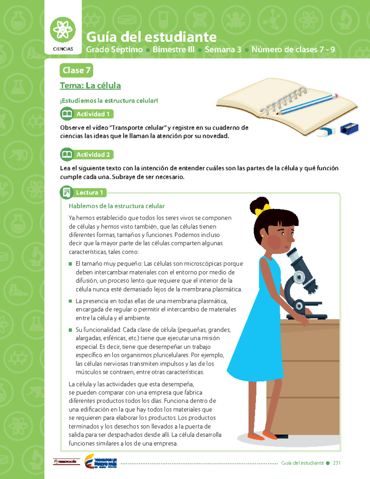 Ciencias 7 bim3 sem3 est - Grado Séptimo Bimestre III Semana 3 Número ...