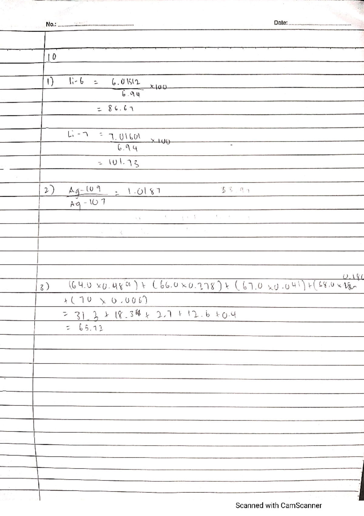 Chemist lecture checkpoint 10-16 - Foundation In Chemistry - Studocu