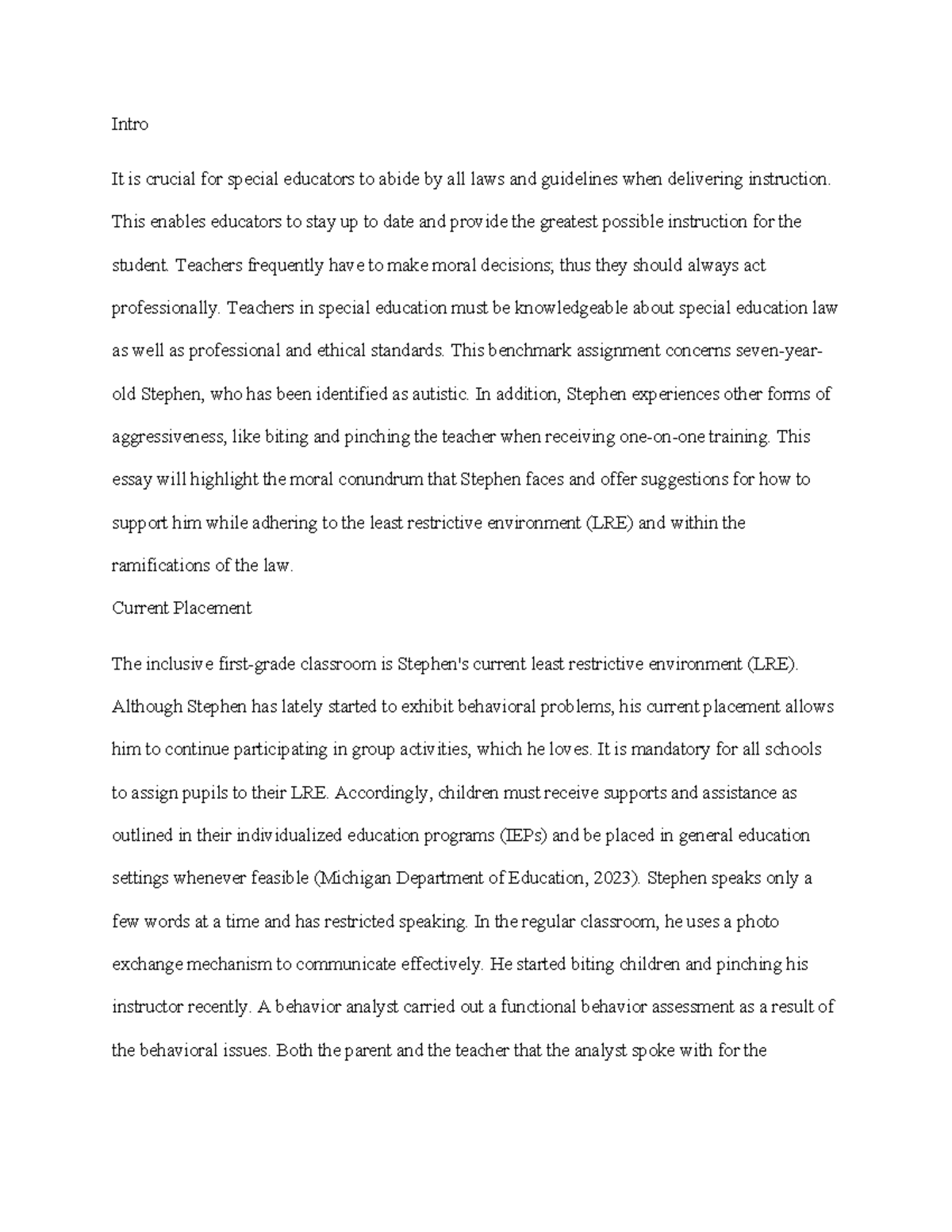Due process Case study - hope this helps - Intro It is crucial for ...
