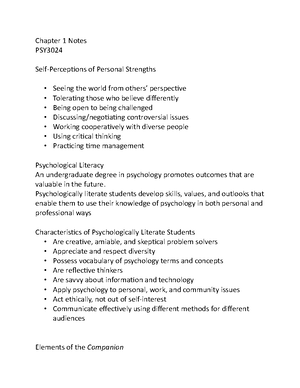 Career Research Activity - PSY3024 1 Careers in Psychology a one job ...