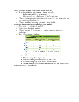 Cell Structure and Function Unit 1 Study Guide - Unit 1 Study Guide ...