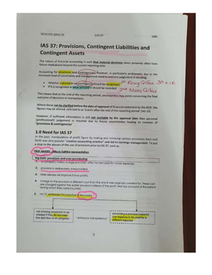 IAS 37 Part 2 - Notes - ACCA Financial Reporting - Studocu