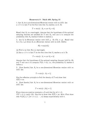 468 hmwk3 - Homework assignment 3 - Homework 3 Math 468 (Applied ...