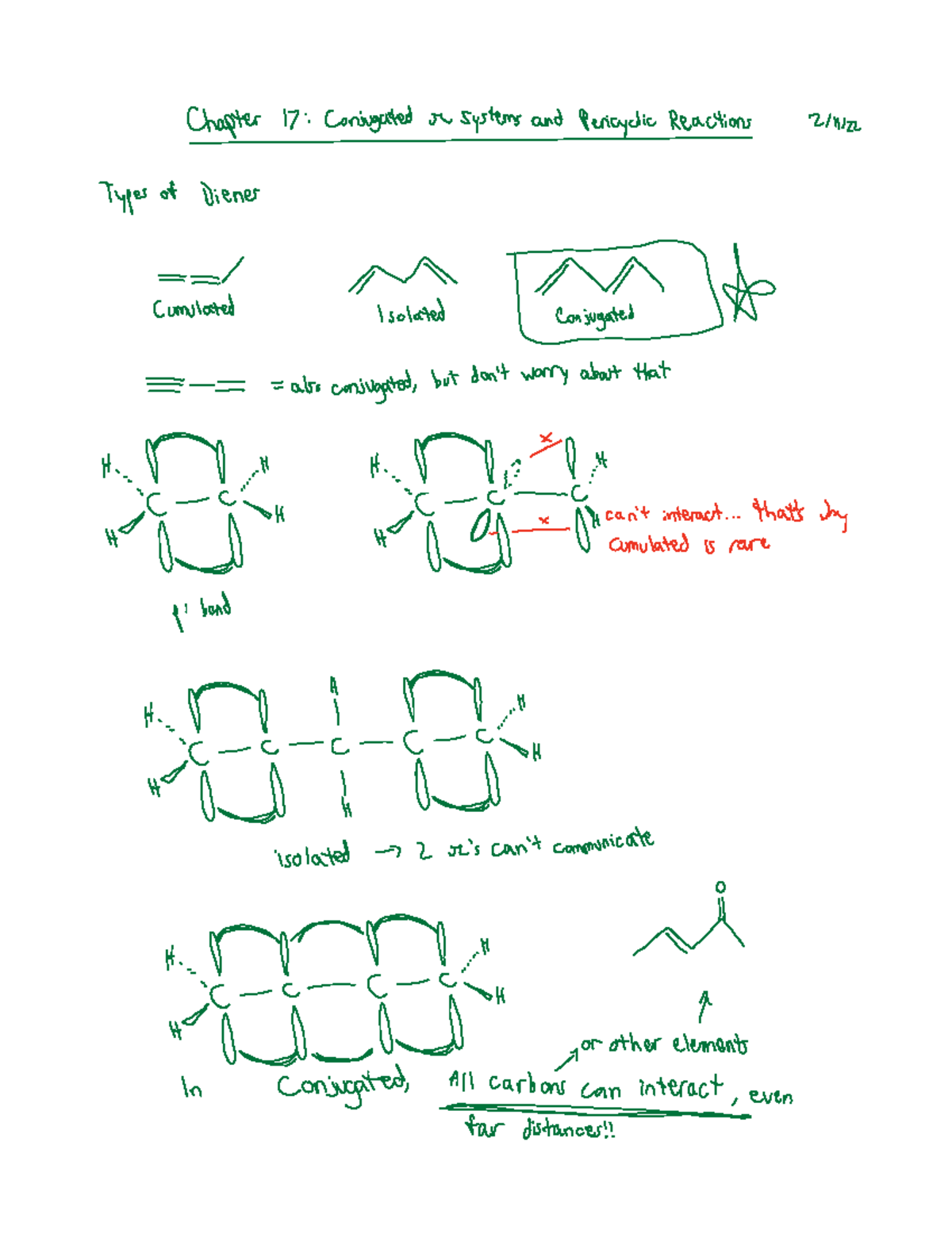 Chapter 17 Conjugated pi Systems and Pericyclic Reactions - Chapter 17 ...