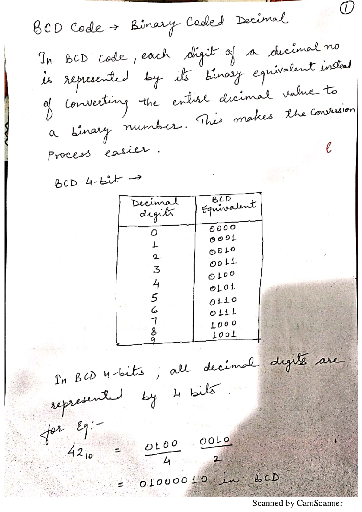 BCD Codes - Civil Engineering - Studocu