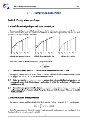 TD Equation différentielles python - 1) Les bibliothèques utiles Nous allons, grâce à Python ...