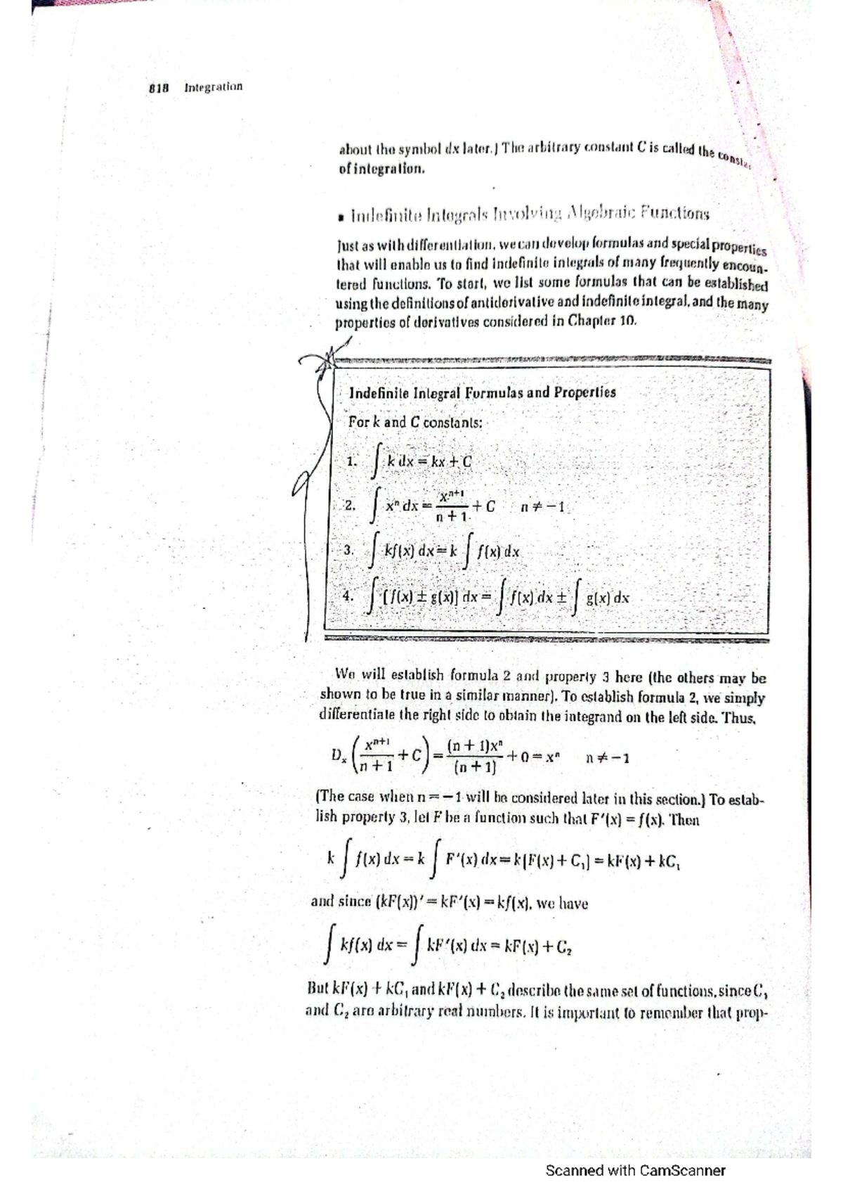 Integration Notes of Online Classes - Business Mathematics - DU - Studocu