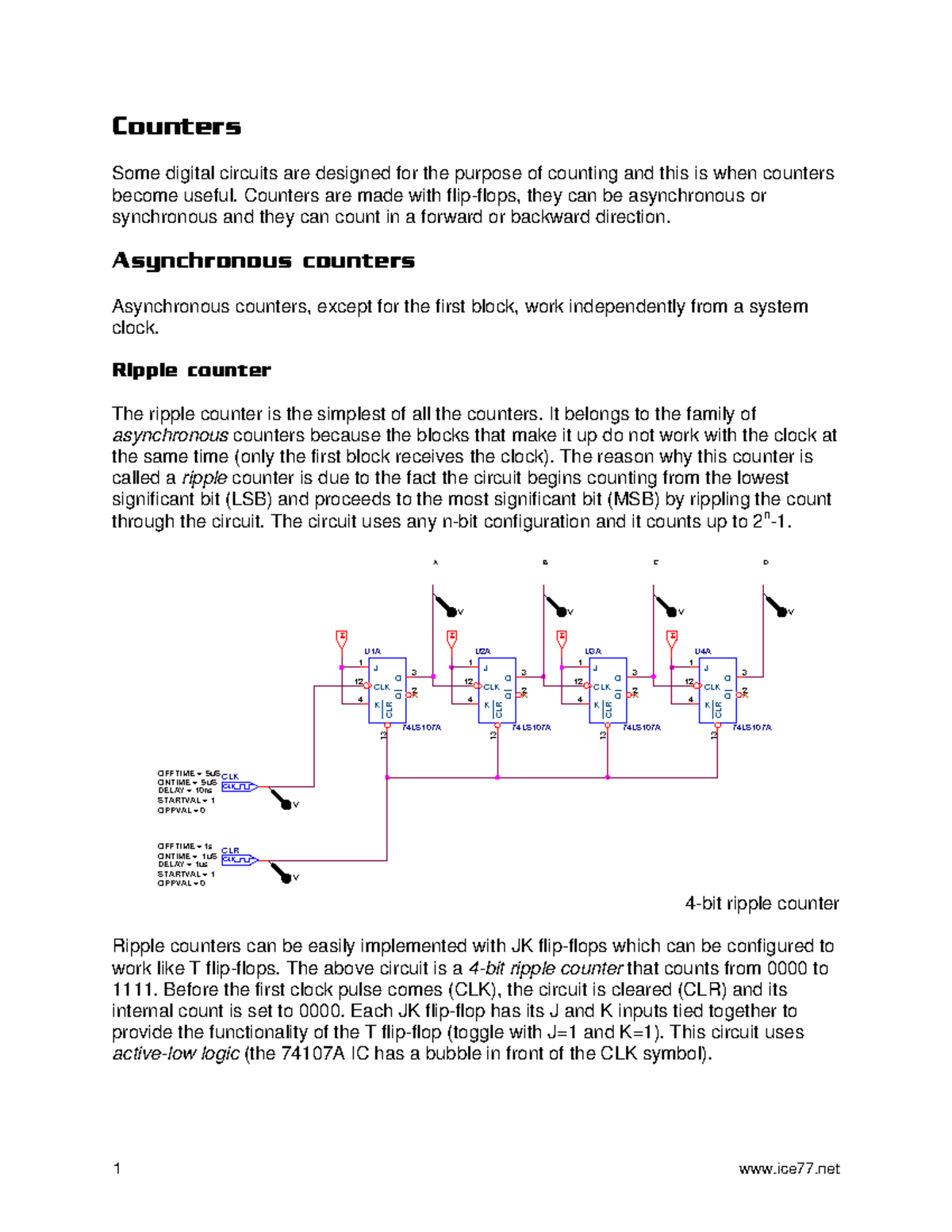 Counters and its types