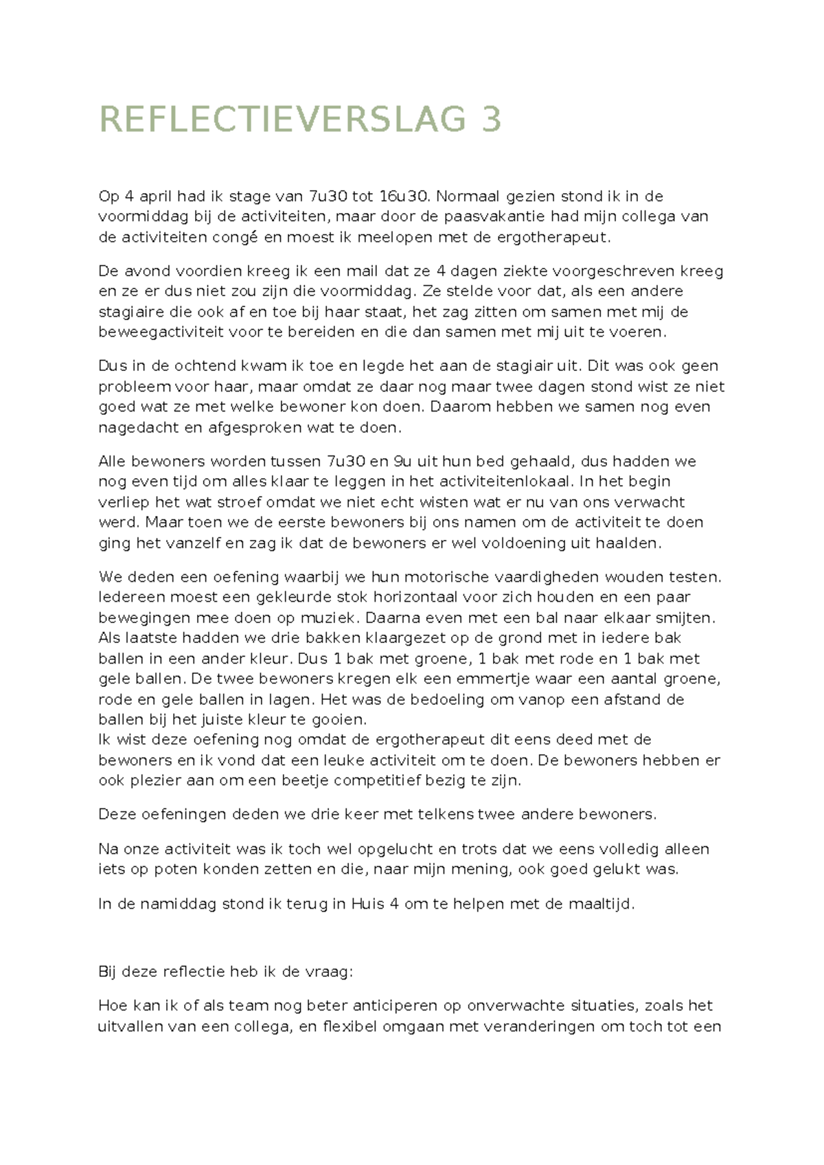 Marte Verrewaere Praktijk Reflectieverslag 3 06042024 ...