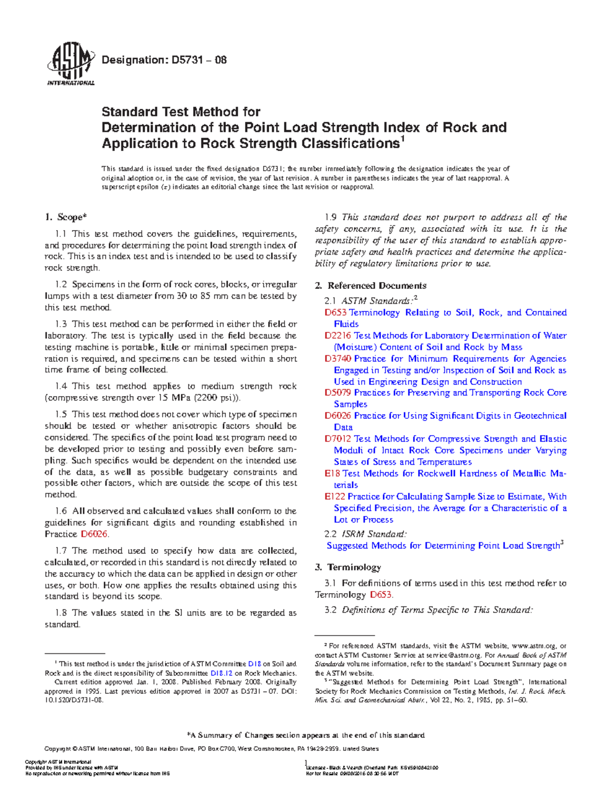 ASTM-D5731 - CLASES EXTRAS - Designation: D5731 − 08 Standard Test ...