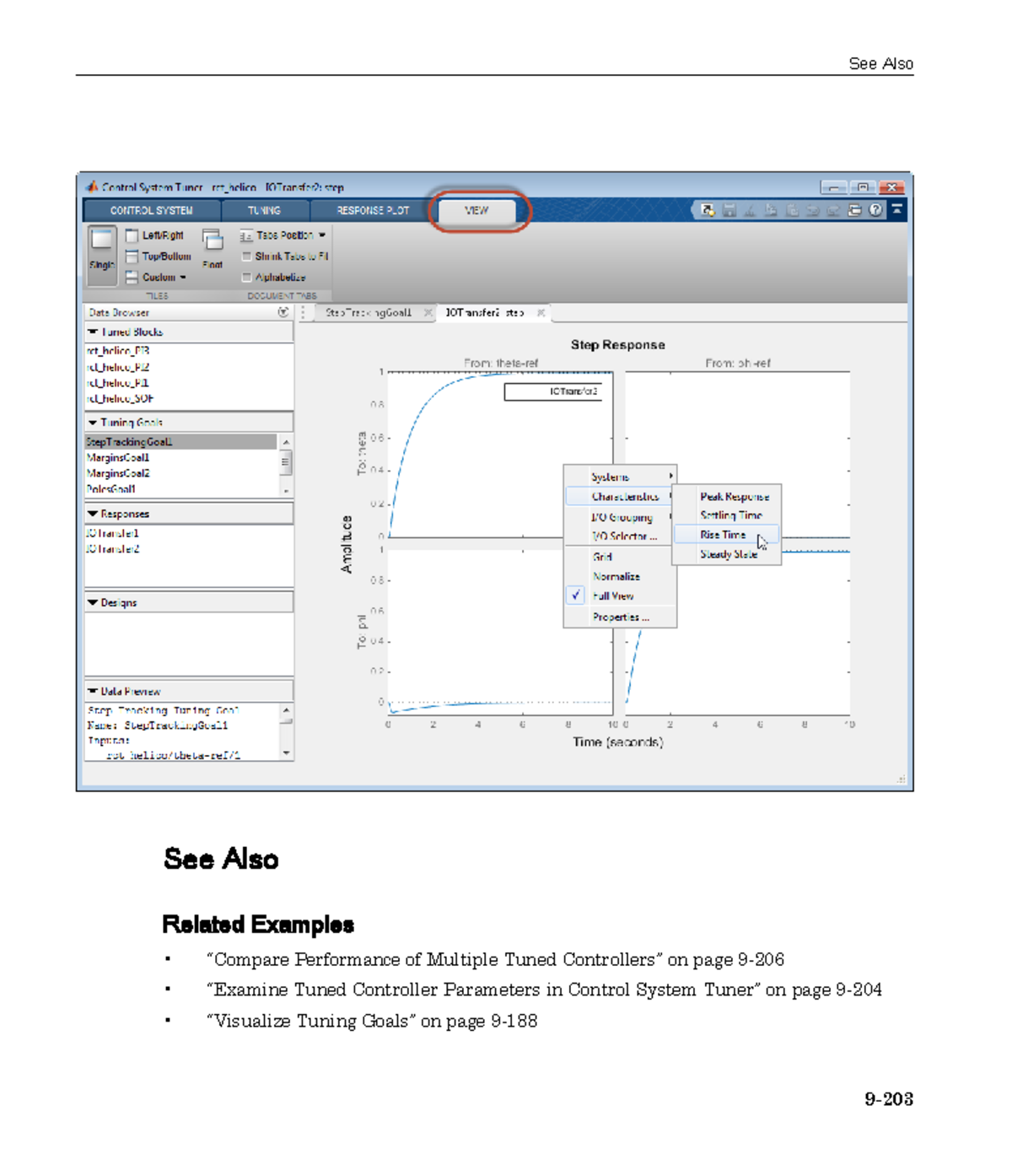 Simulink Control Design 109 See Also Related Examples Compare Performance Of Multiple Tuned