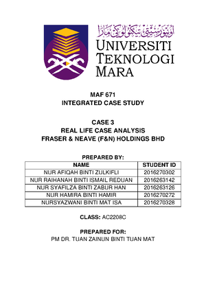 Case 2 Hongwei - Competitive advantages issue - - Studocu