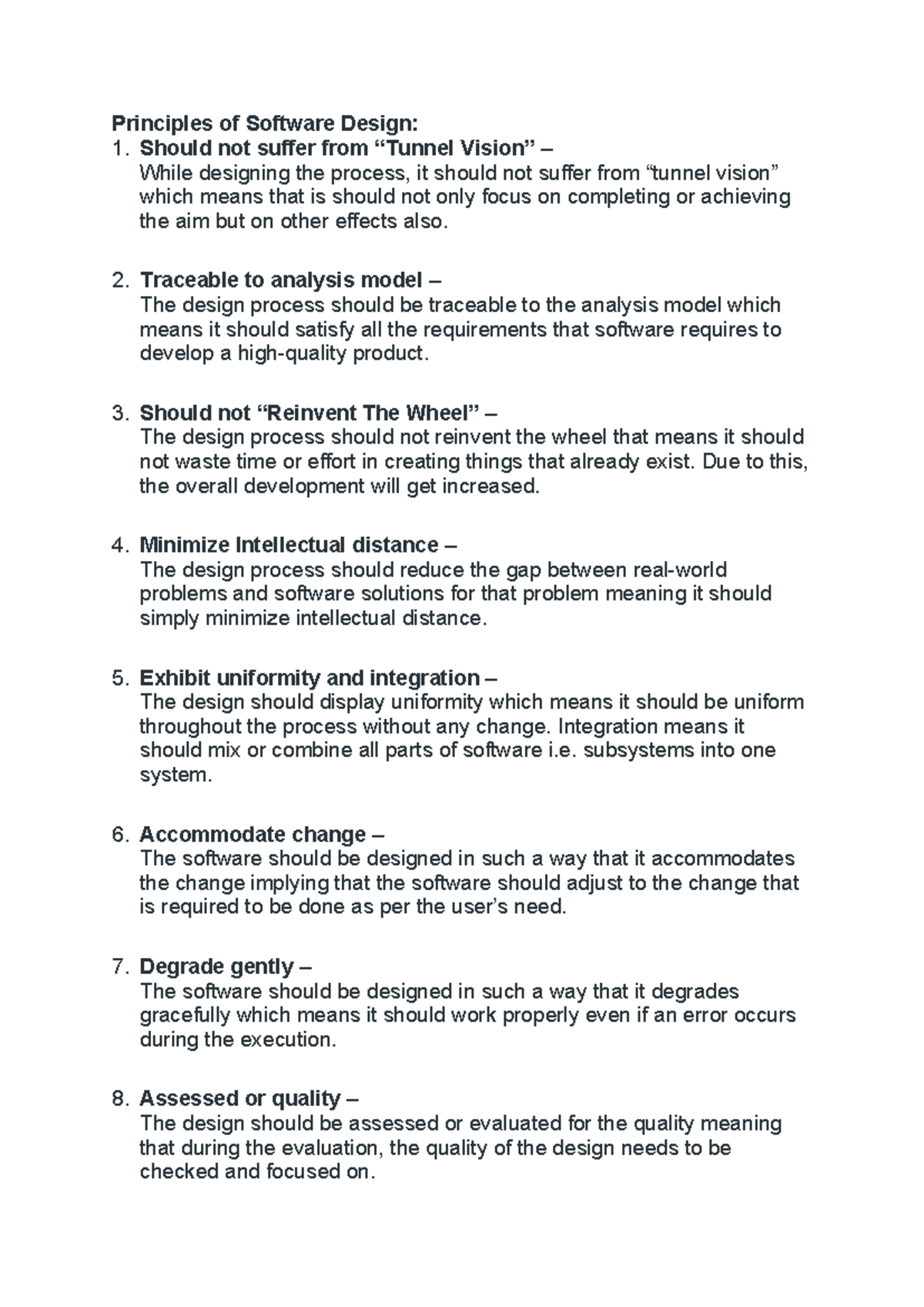 Principles Of Software Design - Principles of Software Design: Should ...