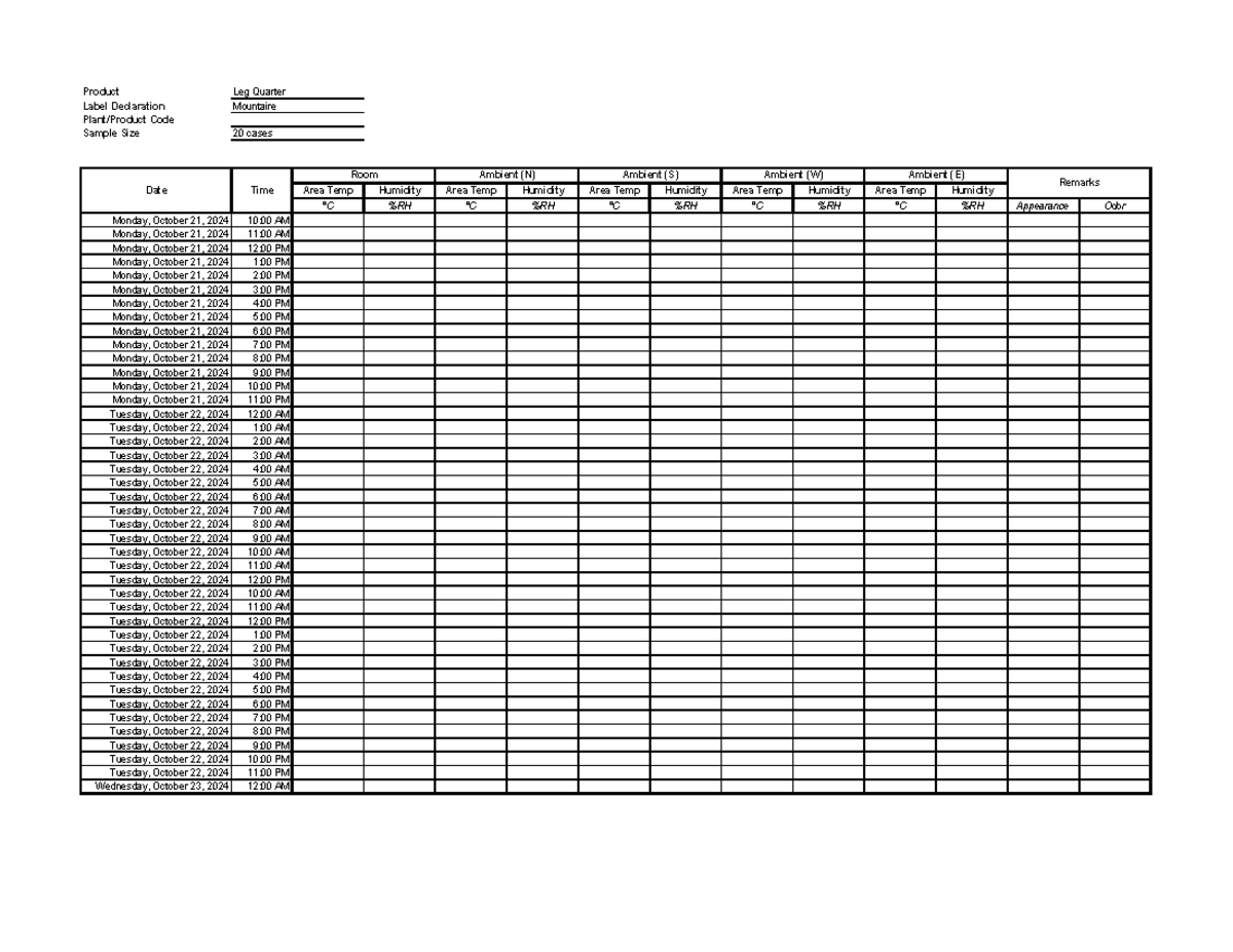 M1 - monitoring - Product Leg Quarter Label Declaration Mountaire Plant ...