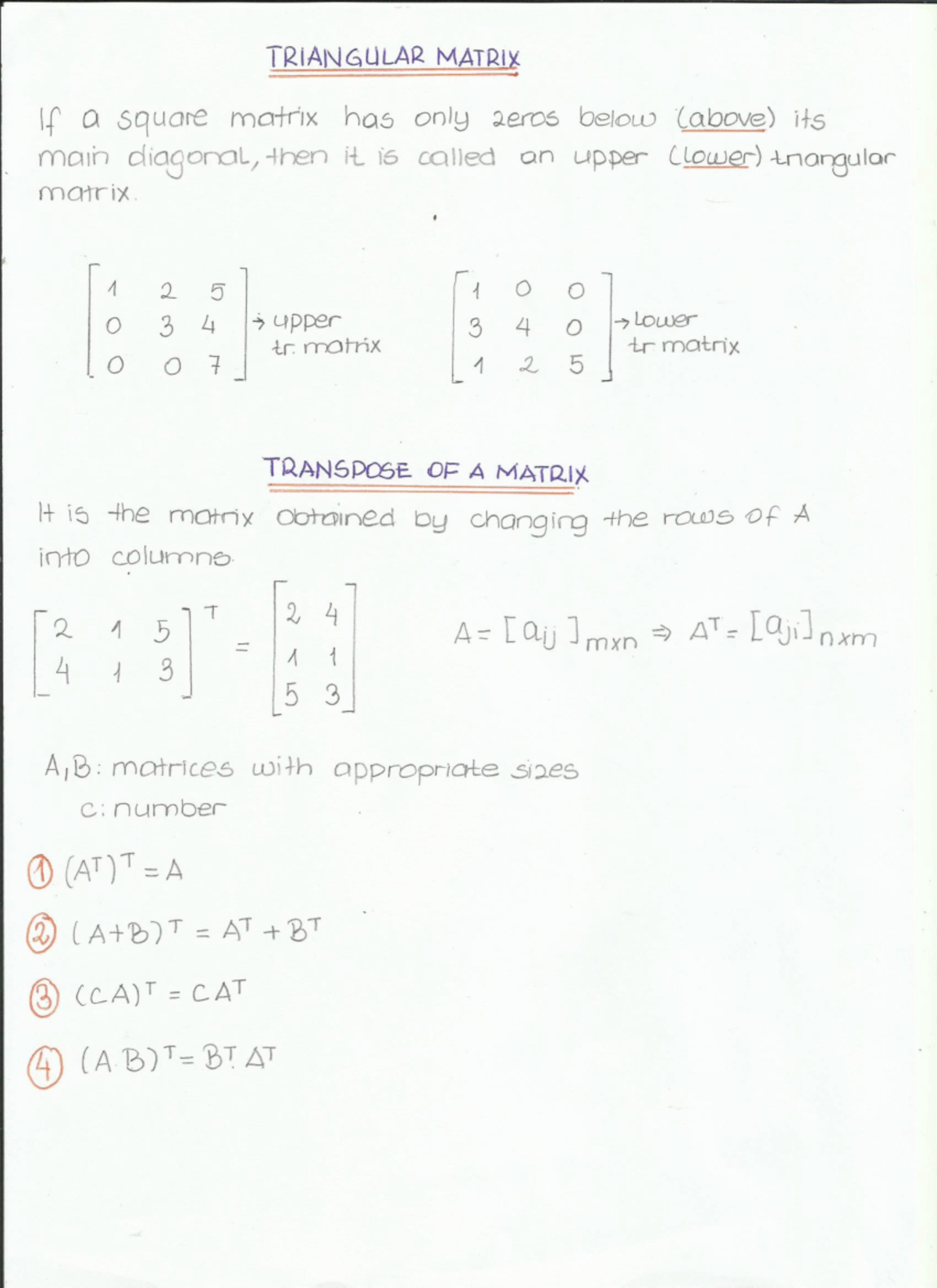 Lecture notes of linear systems and matrices part 3 - TRIANGULAQ MATE ...