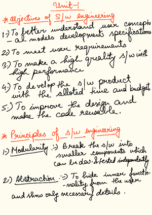 Spm unit 3 notes updated - B.Tech third year spm - Studocu
