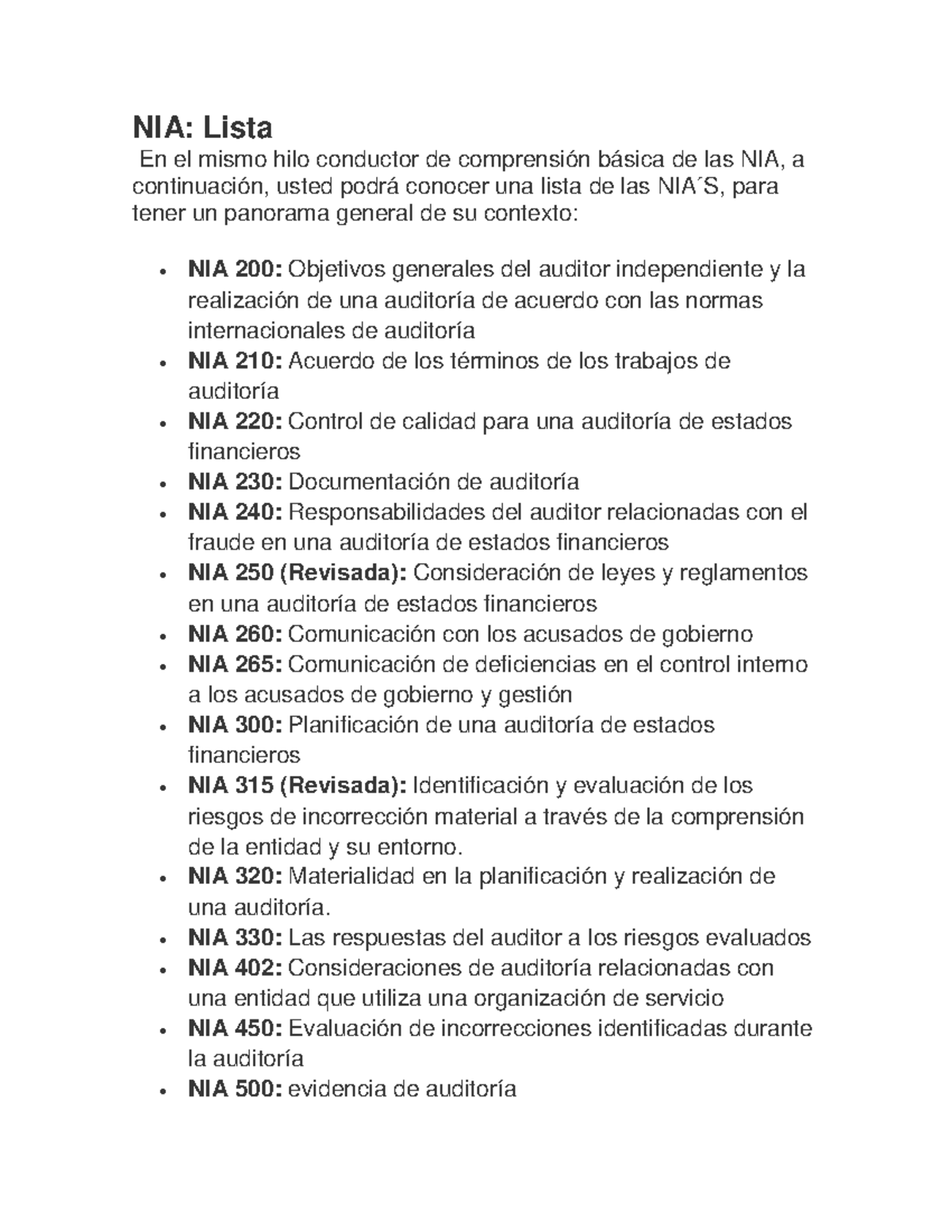 NIA [Lista - Implementacion] - NIA: Lista En el mismo hilo conductor de ...