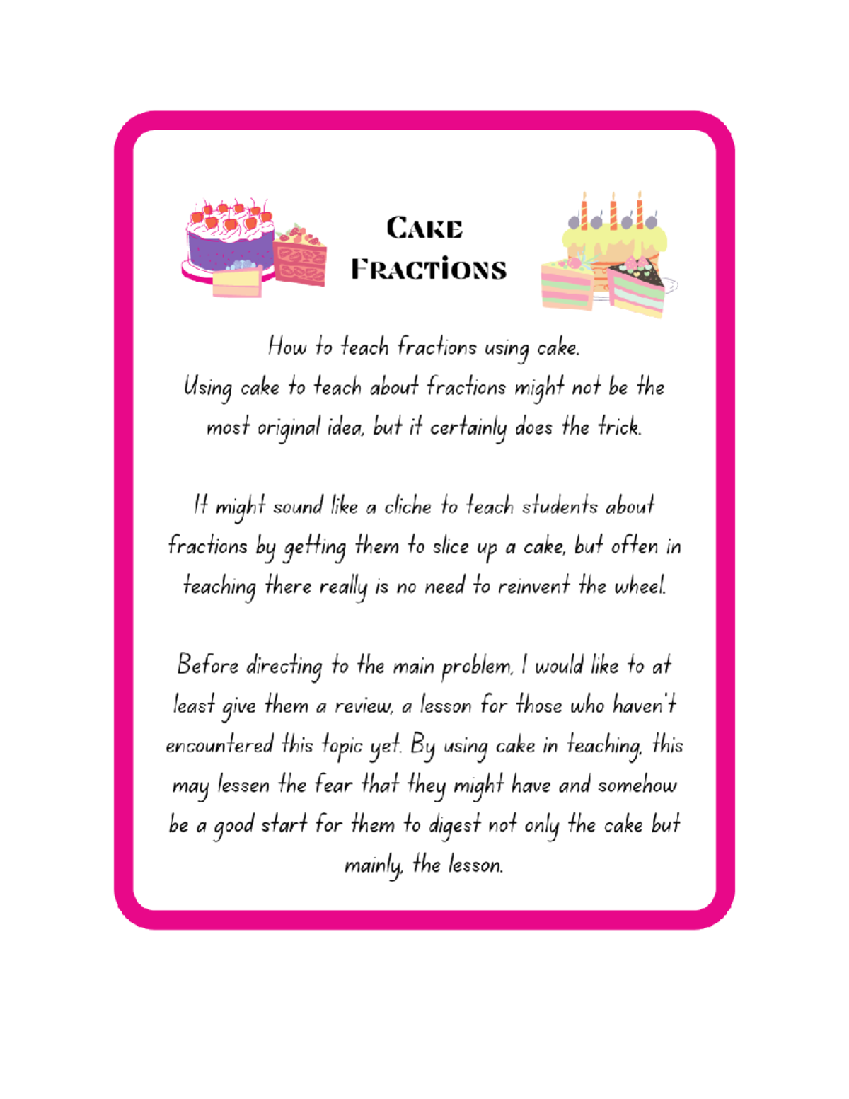 Written Task 2 Teaching FOR, About, and Through Problem Solving ...