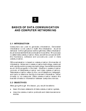 Communications 4 DLC Service - Principles Of Data Communication And ...