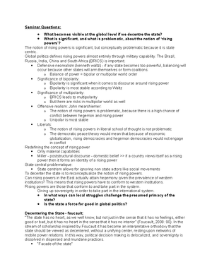 Extended Essay - GP - Extended Essay Global Politics Title: An analysis ...