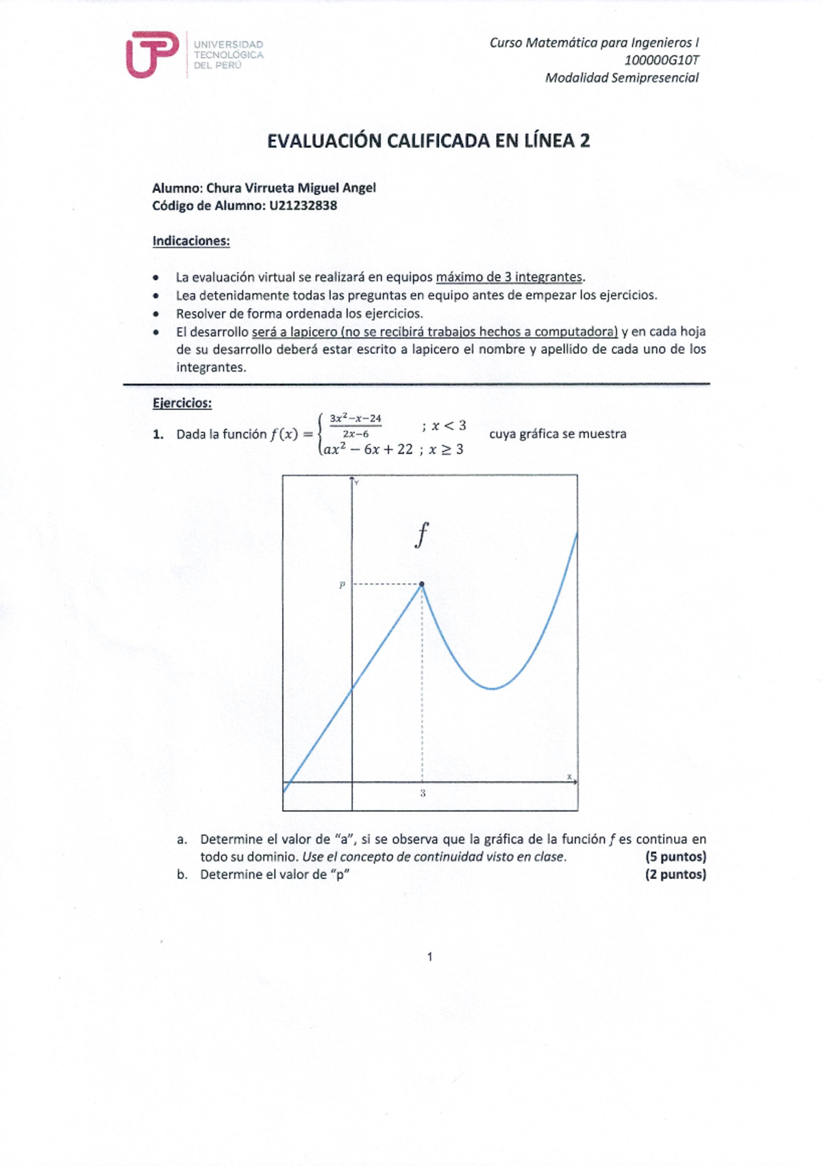 (ACV-S04) Evaluación Permanente 1 - Evaluación en linea calificada 2 - Matemática para ...