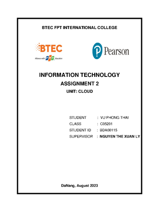 ASM2 1ST Computing Research IT0501 Do Khanh Toan BH00140 - ASSIGNMENT 2 ...