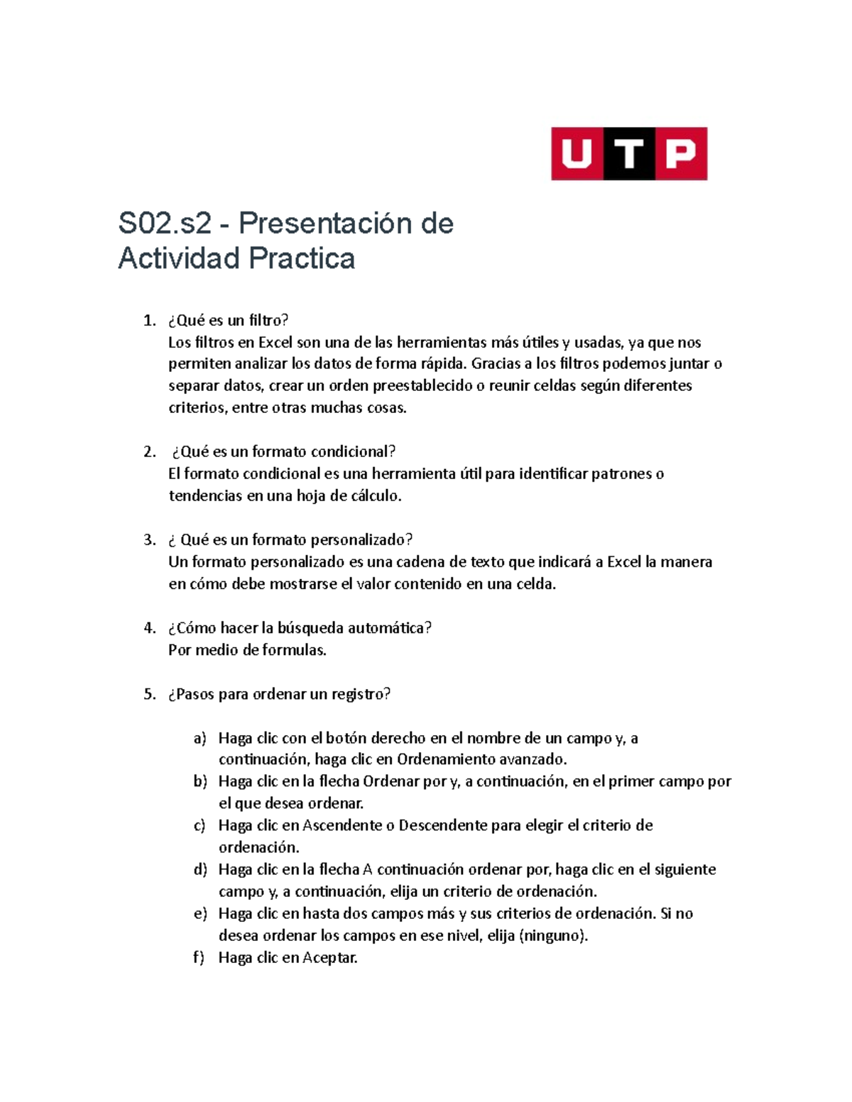 S02.s2 - Presentación de Actividad Practica - S02 - Presentación de Actividad Practica ¿Qué es ...