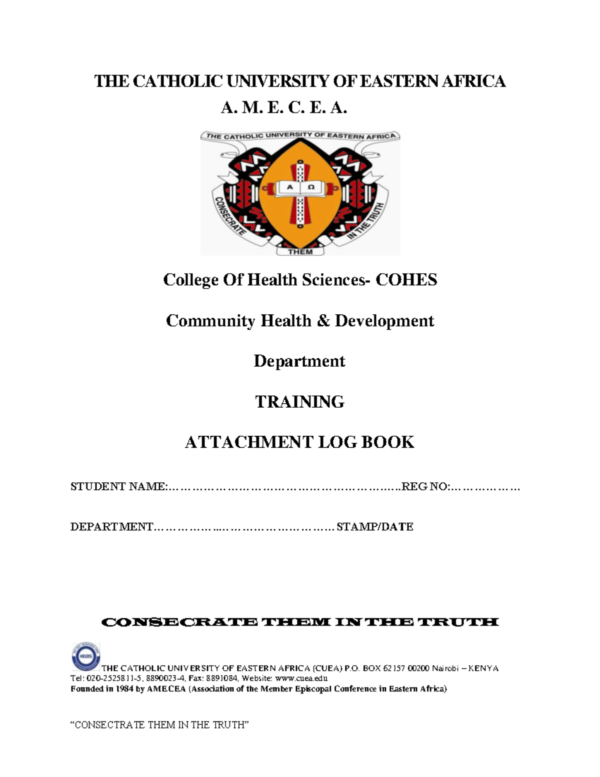 Attachment LOG BOOK-1 - Community/Public health development - THE ...