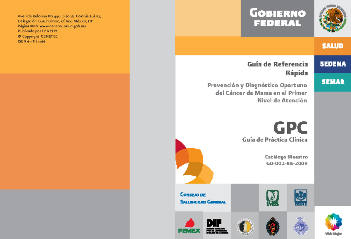 GPC Ca Ma - ssss - Catálogo Maestro GO-001-55- GPC Guía de Referencia Rápida Guía de Práctica ...