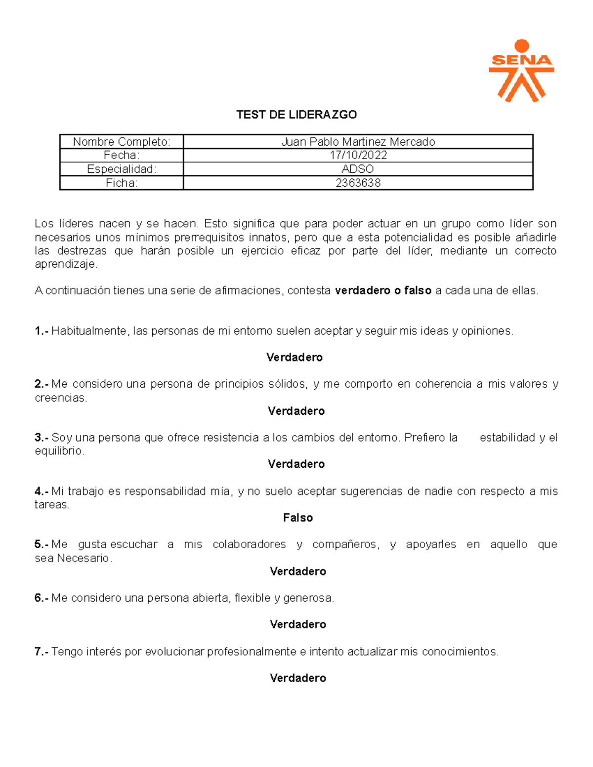 Trabajon 2n Testn Den Liderazgo 51633 e0e99d24dc - TEST DE LIDERAZGO ...