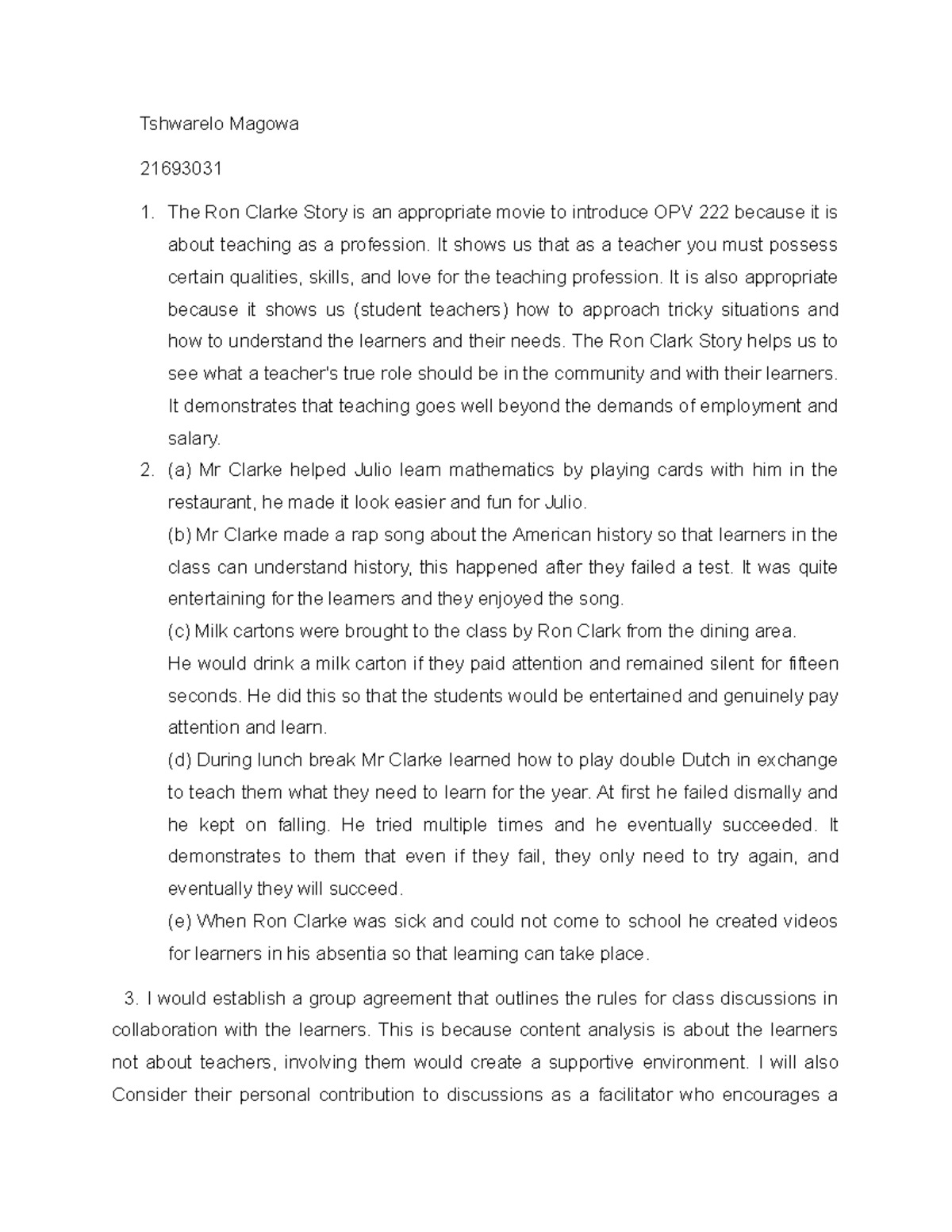 OPV 212 Ron Clarke - Tshwarelo Magowa 21693031 The Ron Clarke Story is ...