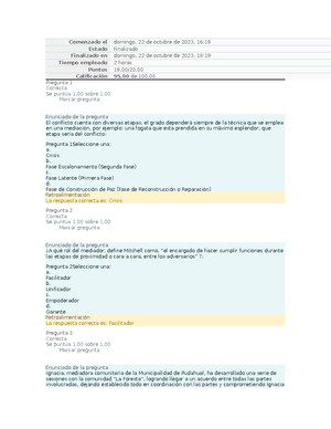 Examen mediación comunitaria - 2021-5B-MEDIACIÓN COMUNITARIA/500-CED-BIC Comenzado el lunes, 17 ...