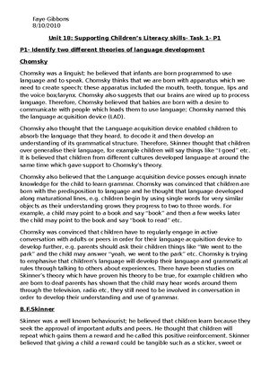 The importance of toys - Faye Gibbons Child Development coursework 15/1 ...