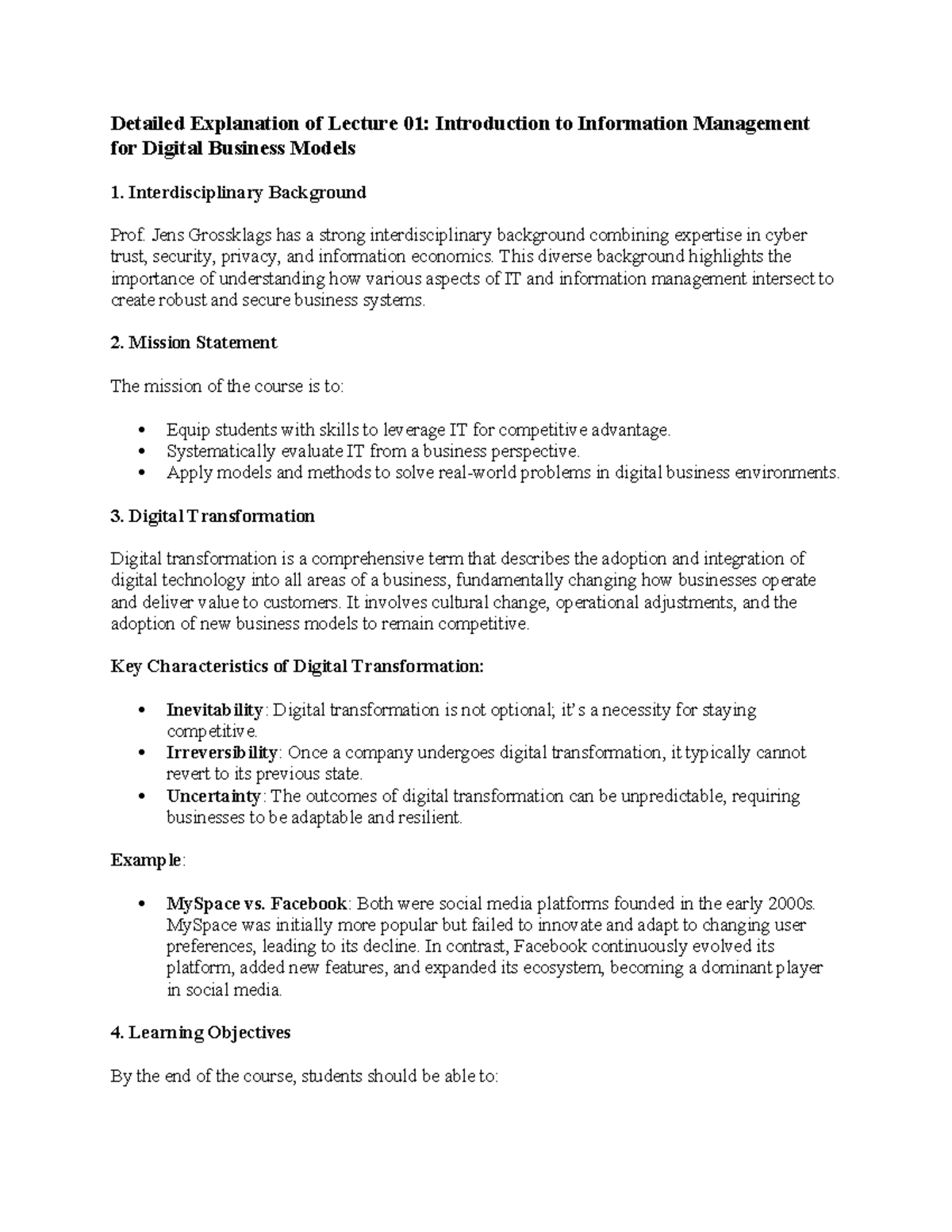 Lecture 2 - Detailed Explanation of Lecture 01: Introduction to ...