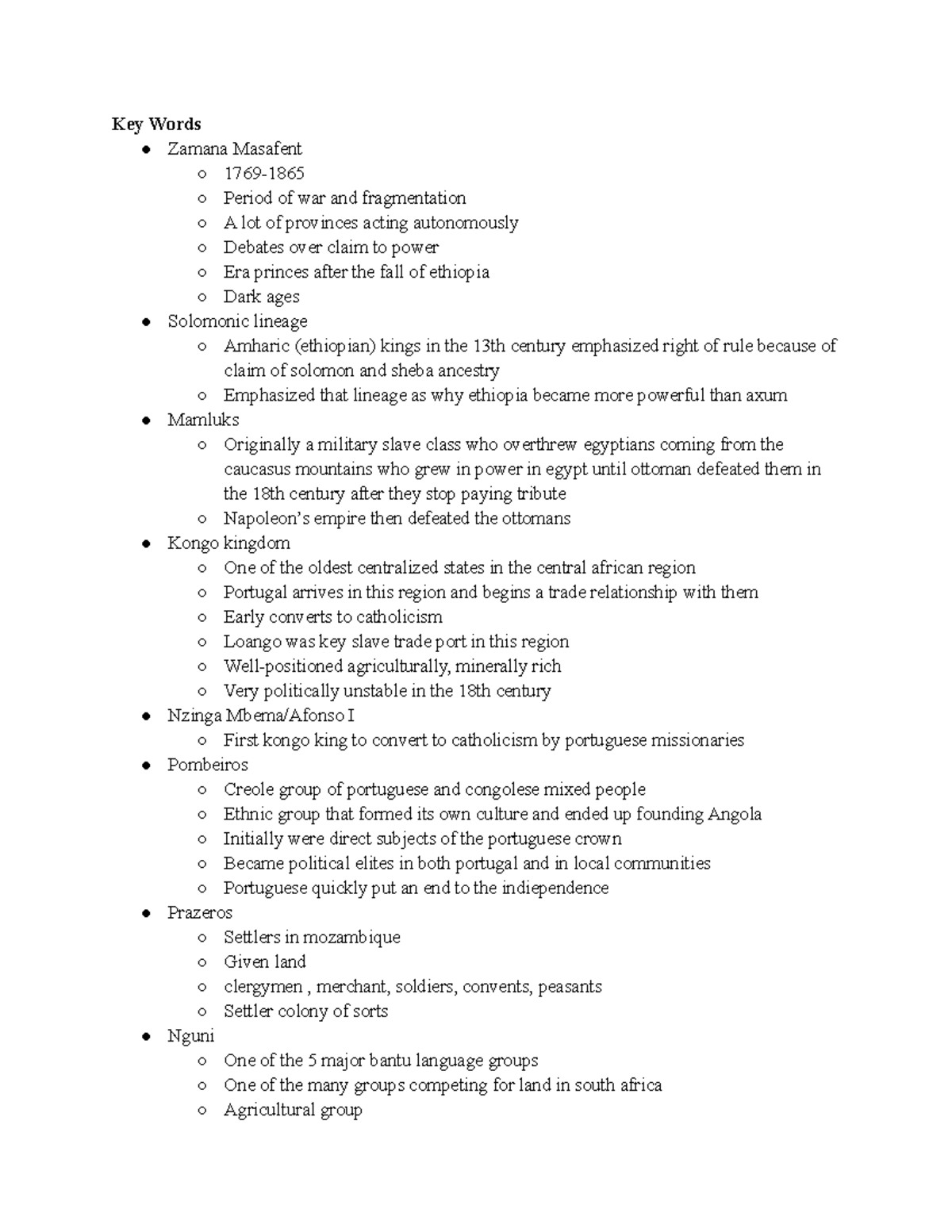 Key Word Definitions - Abosede George - Key Words Zamana Masafent 1769 ...