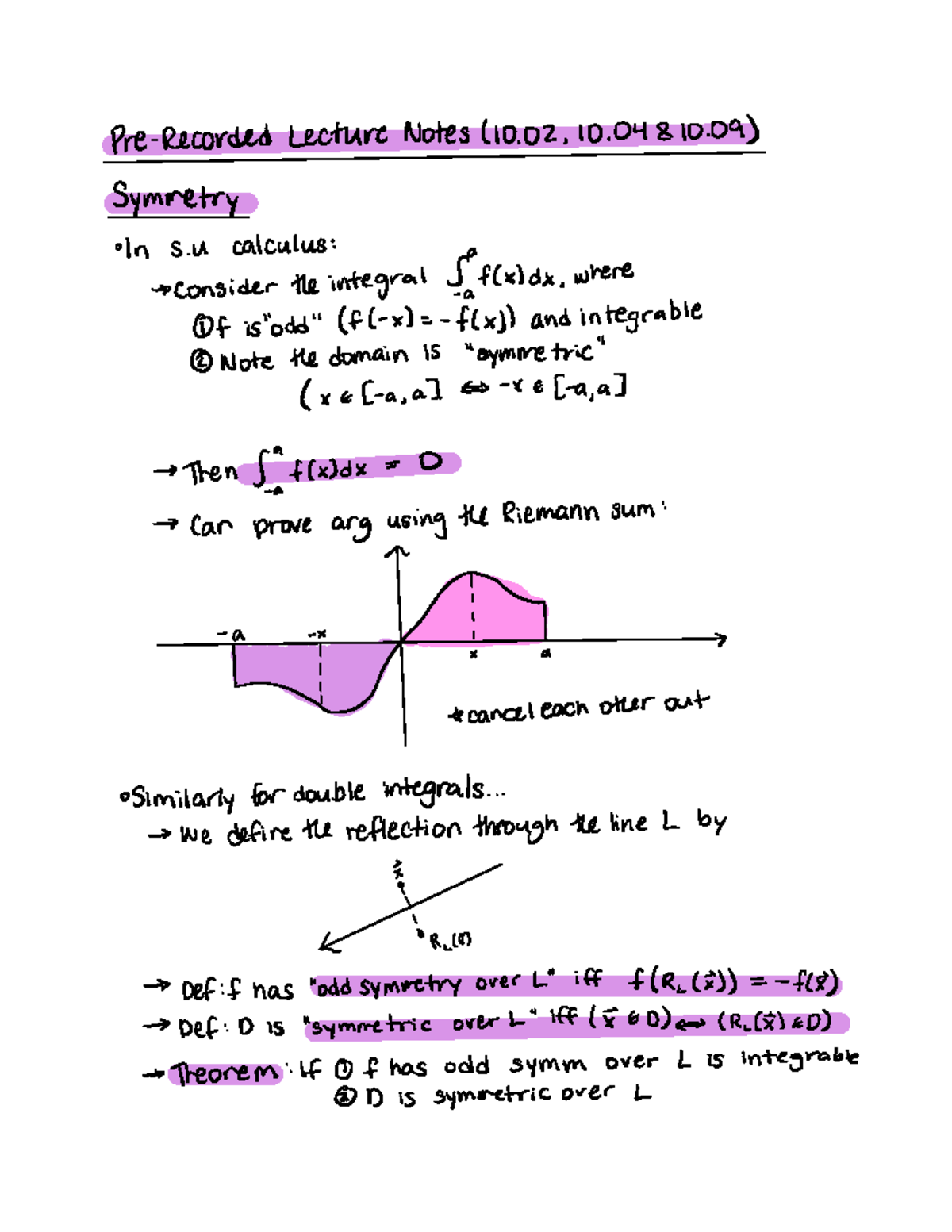 Symmetry & The Theorems of Pappus - MATH 102 - Studocu