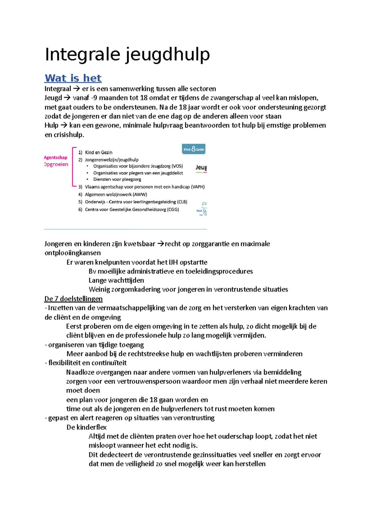 Integrale jeugdhulp - Na de 18 jaar wordt er ook voor ondersteuning ...