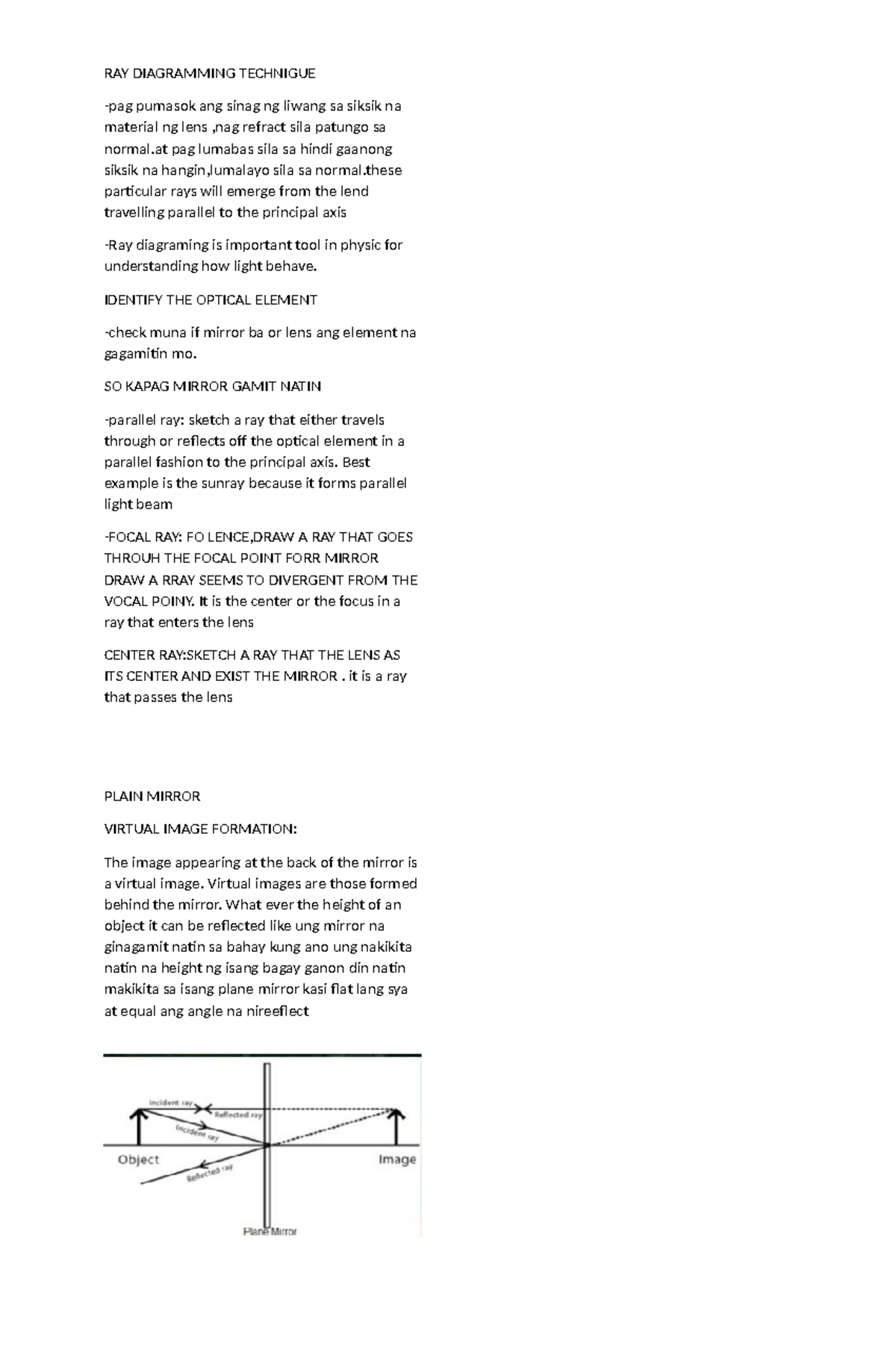 RAY Diagramming Technigue - RAY DIAGRAMMING TECHNIGUE -pag pumasok ang ...