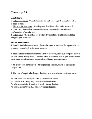 Chemistry 3 - chem worksheet ! - Chemistry 3 - Vocabulary: Conversion ...