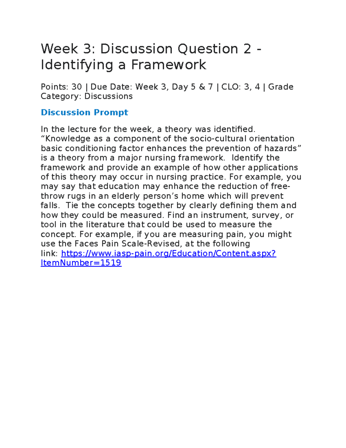 Week #3 - DB #2 - DB questions, answers, replies, and references - Week ...