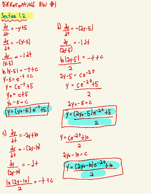 Section 3.4 Repeated Roots and Reduction of Orders - I Solve y't toy't ...