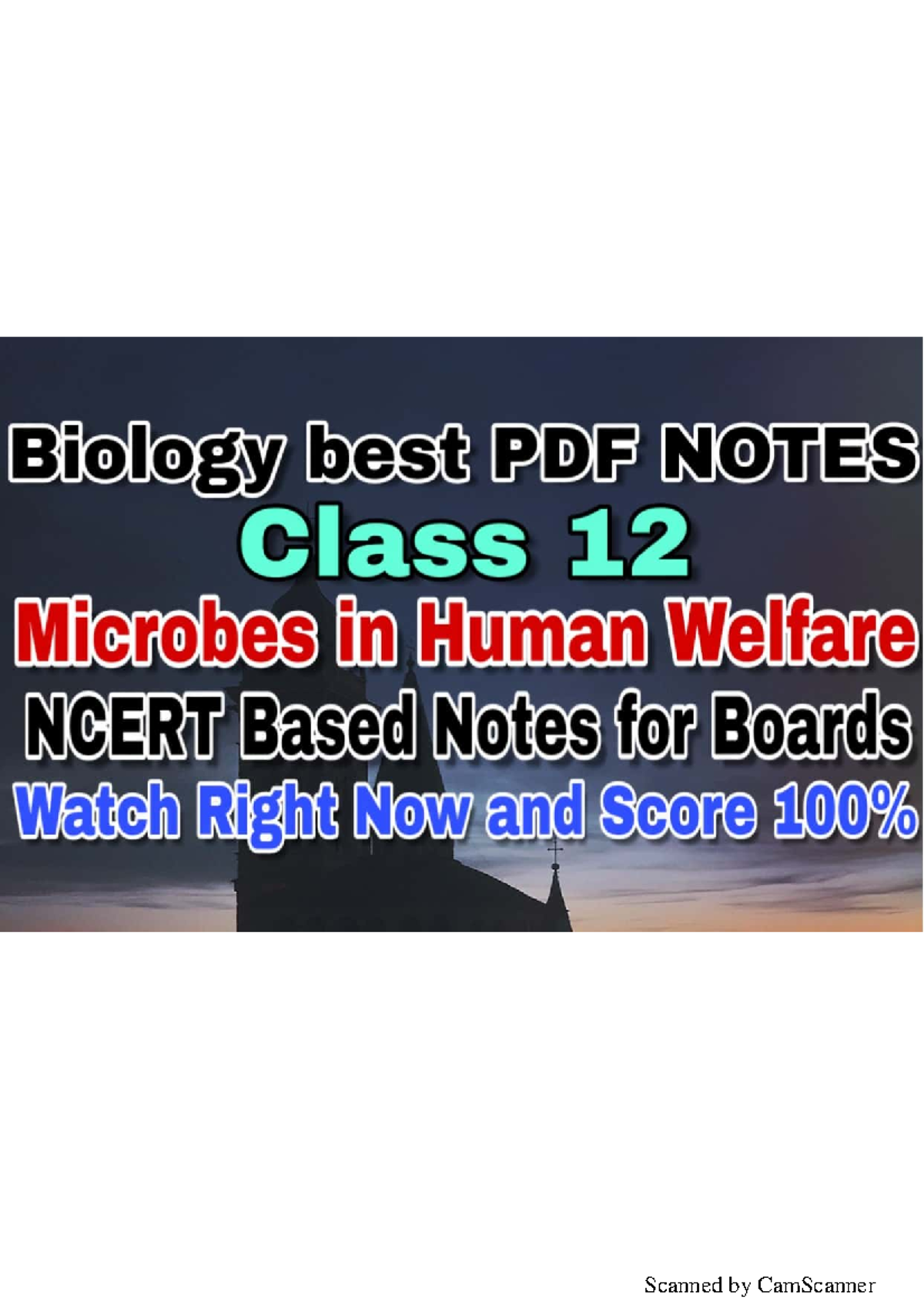 Microbes In Human Welfare - LFS261 - Studocu