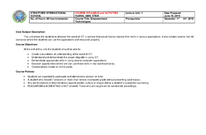 Undergraduate-course-CSCI3321 - Department of Computer Science CSCI ...