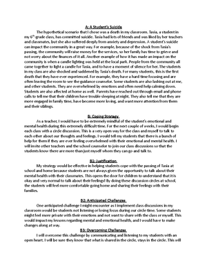 D168- Task 1 - A For this task, I chose three different videos to ...