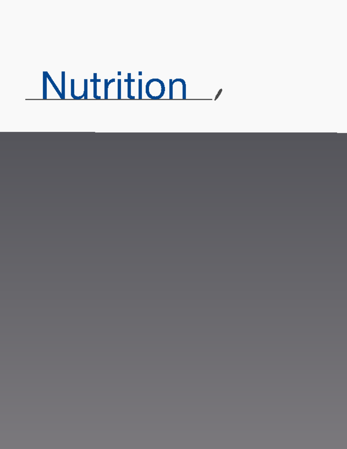 Nutrition Cornell Notes - Nutrition Lecture 2 Food/Feed Composition ...